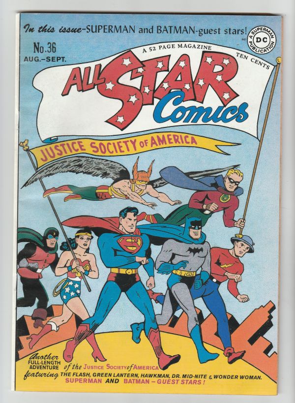 All-Star Comics #36 (Aug-47) FR/GD- Affordable-Grade Justice Society of ...