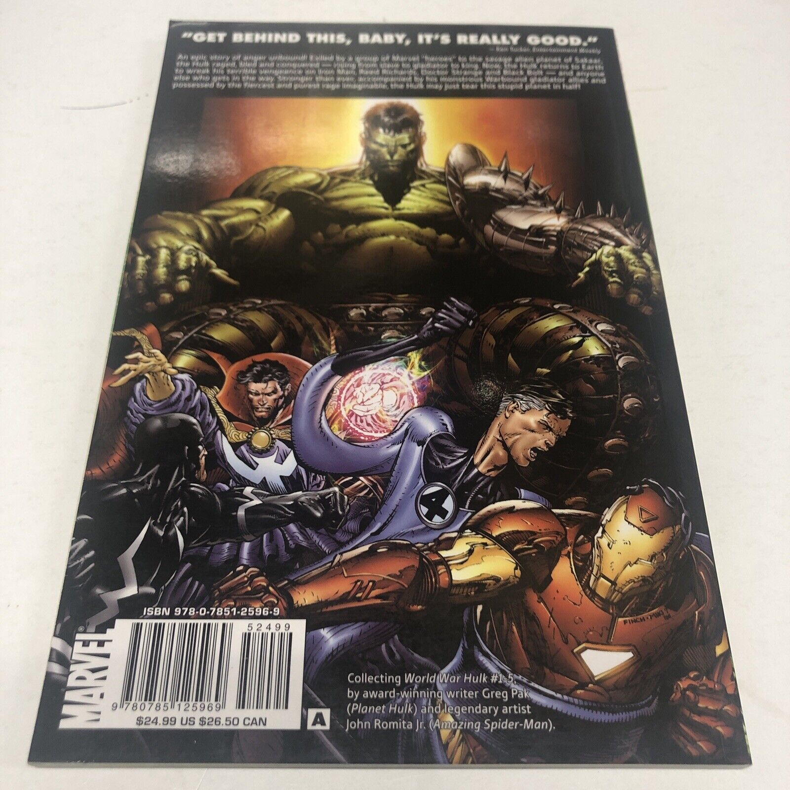 Hulk: WWH-World War Hulk (2008) (NM) Pak. Romita Jr | Marvel Comics ...