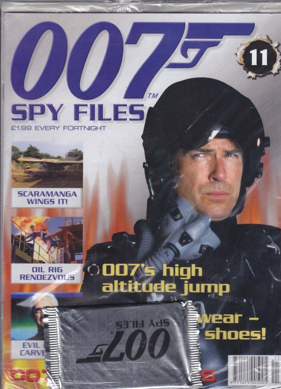 007 Spy Files #11 (with card) FN ; Fabbri | Pierce Brosnan James Bond ...