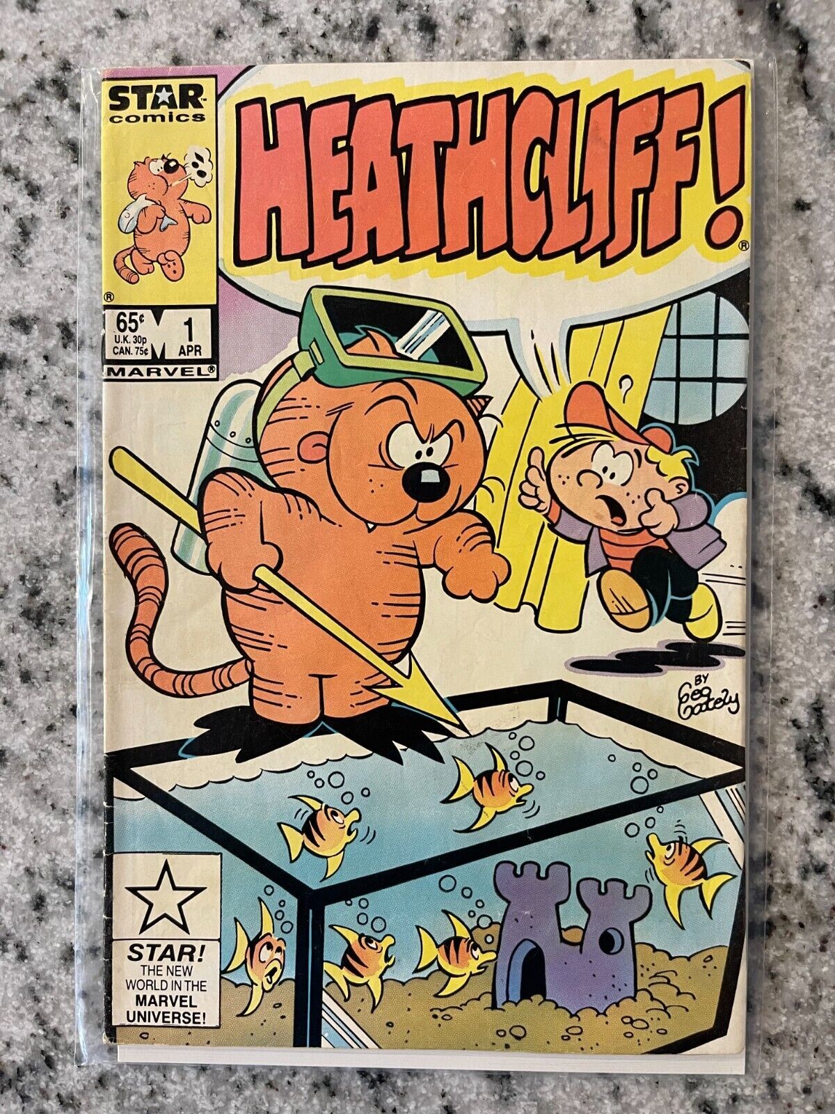 Heathcliff! # 1 VF Marvel Star Comics Comic Book Geo Gately Cover Art ...