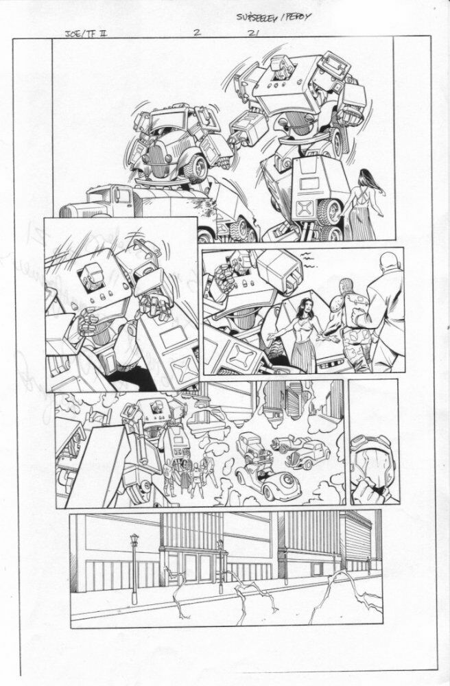 G.I. Joe / Transformers #2 p.21 Action, by Andrew Pepoy | Comic ...