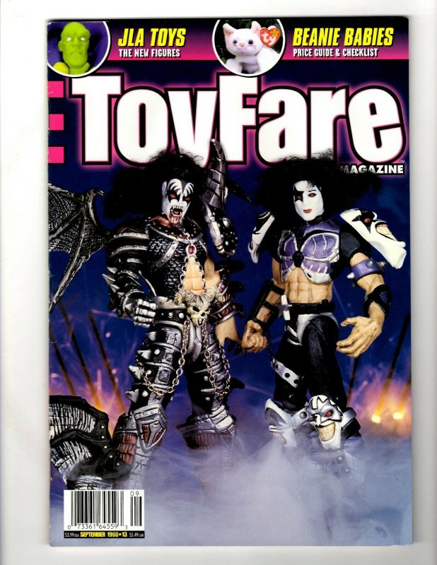 Toyfare Magazine #13 ORIGINAL Vintage 1988 Wizard w/ Kiss Psycho Circus ...
