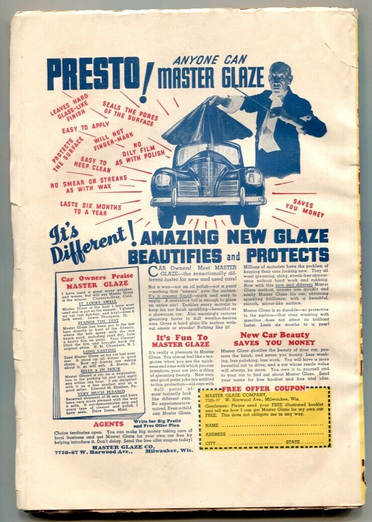 10-Story Detective Pulp July 1939- Great Saunders cover- Corpse ...