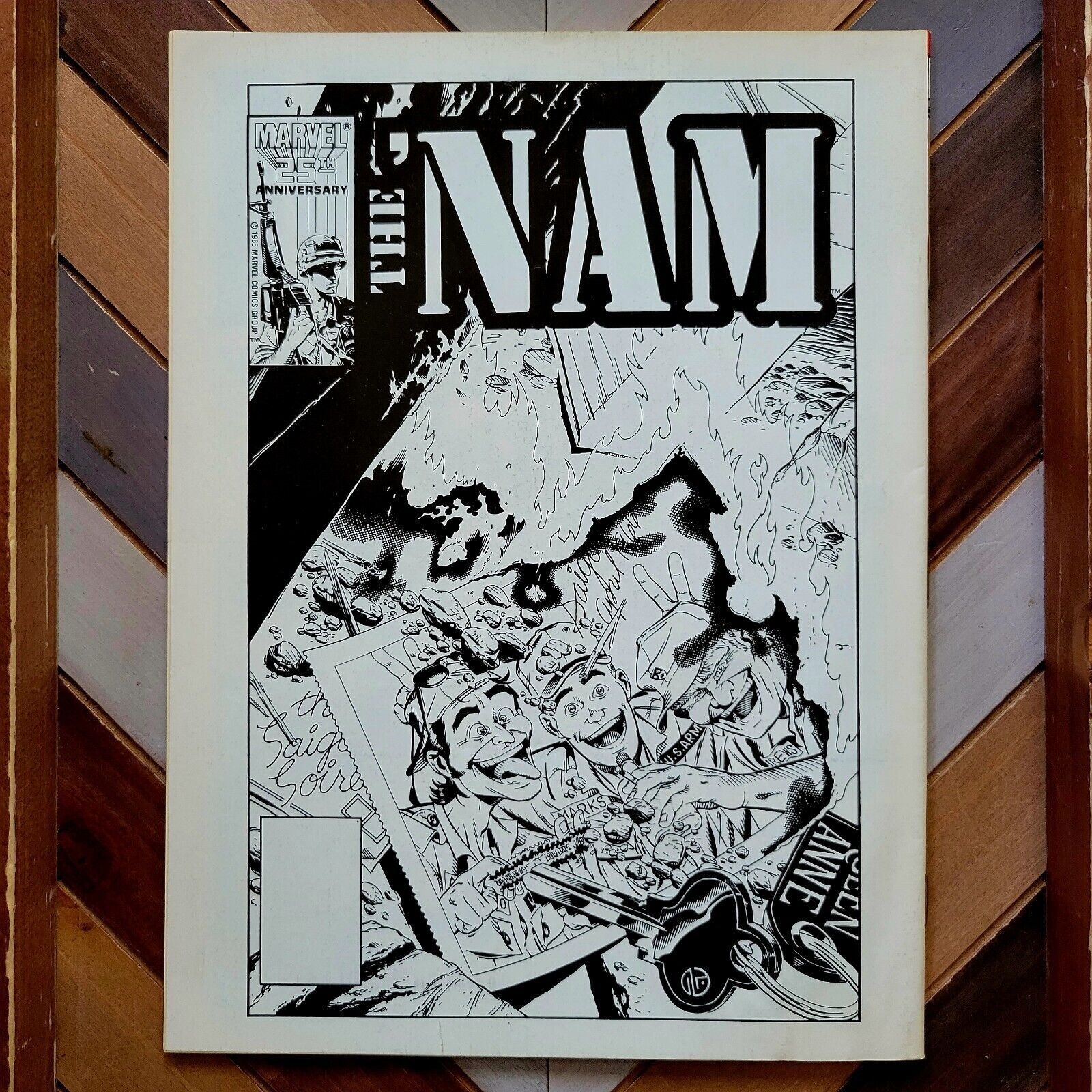THE 'NAM MAGAZINE #2 & 3 VF (Marvel 1988) M.Golden Covers/Custom Bundle ...