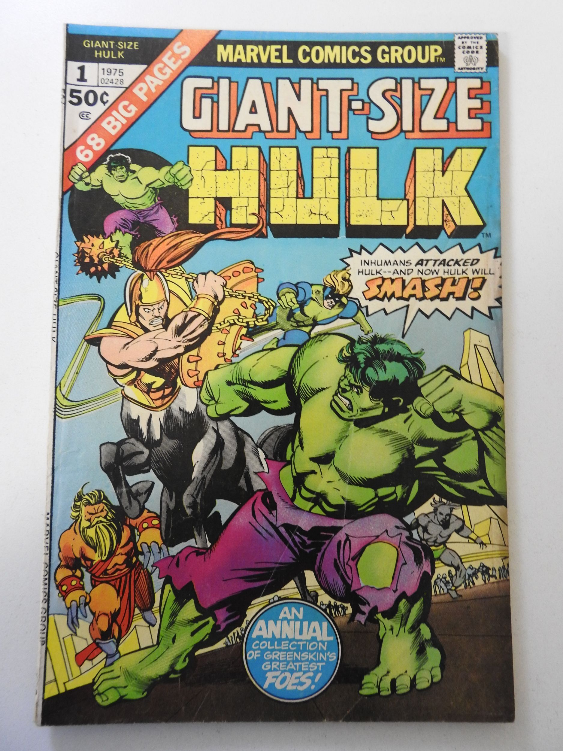 Giant-Size Hulk #1 (1975) VG Condition | Comic Books - Bronze Age ...