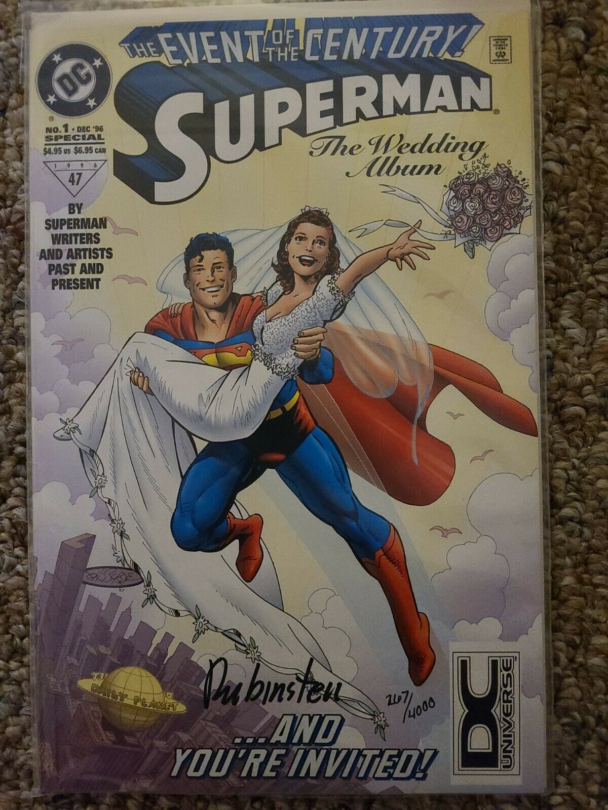 Signed Superman The Wedding Album Joe Rubinstein 267/4000 | Comic Books ...