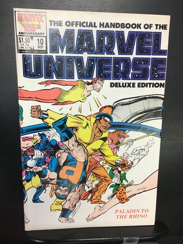 The Official Handbook of the Marvel Universe #10 (1986)nm | Comic Books ...