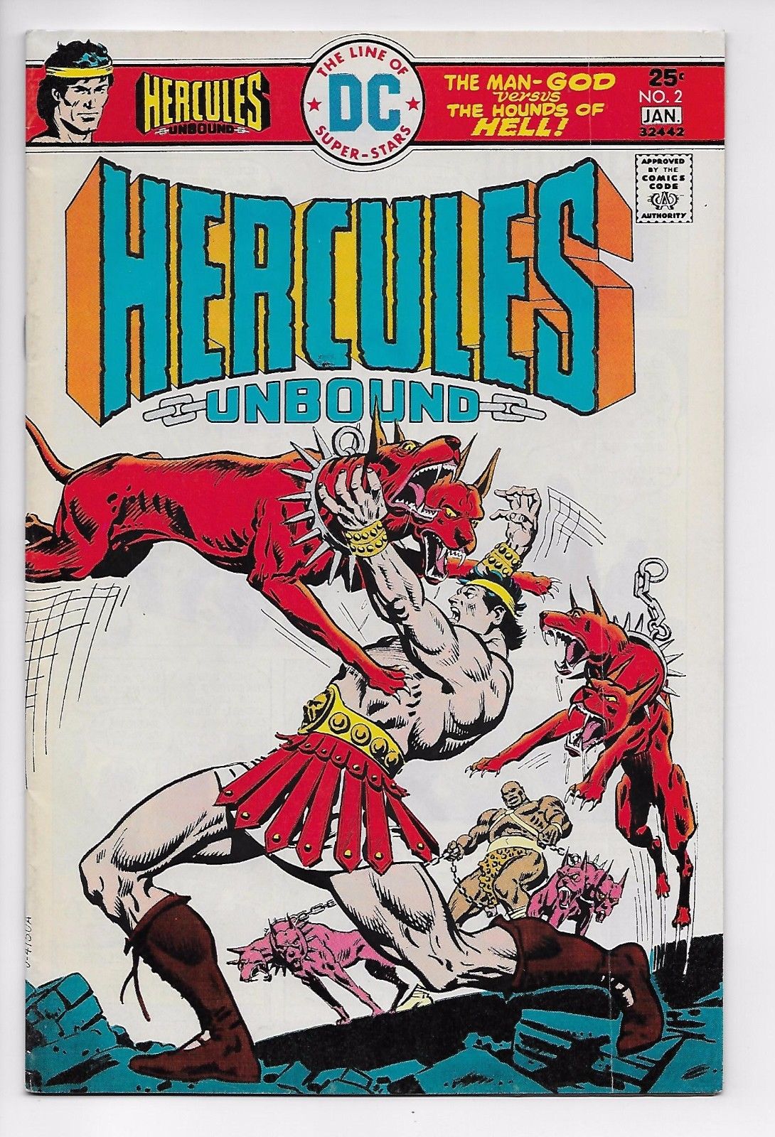 Hercules Unbound #2 - And Unleash The Hounds of Hell! (DC, 1976) - FN ...