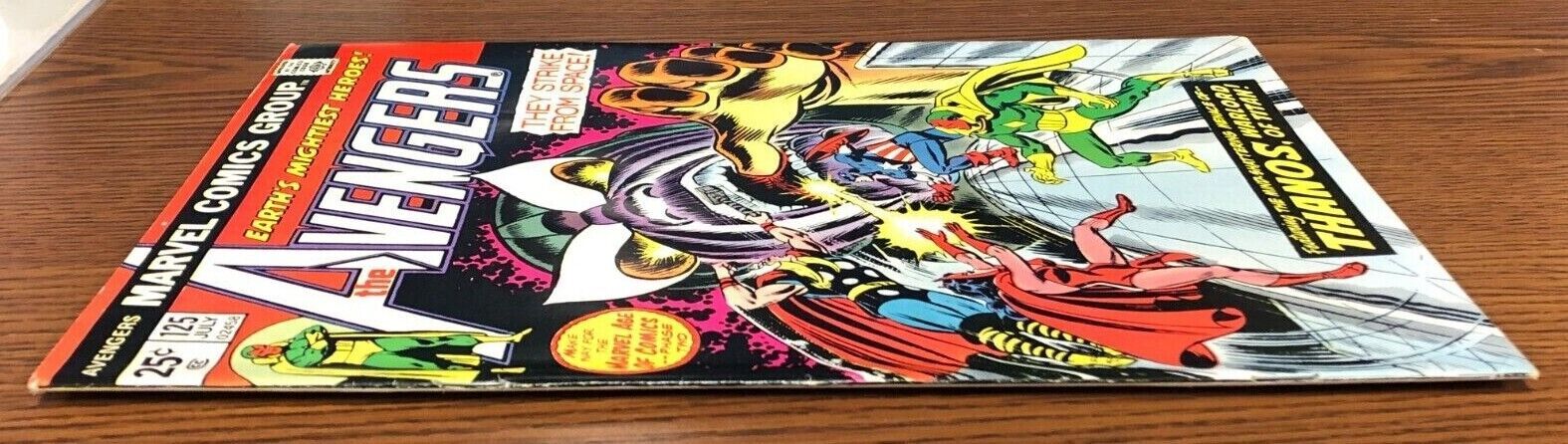 Avengers, The #125 (with Marvel Value Stamp) FN; Marvel | Thanos - we ...