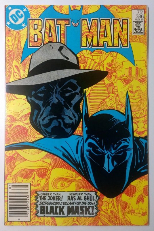 Batman #386 (8.5, 1985) 1st app of Black Mask | Comic Books - Copper ...