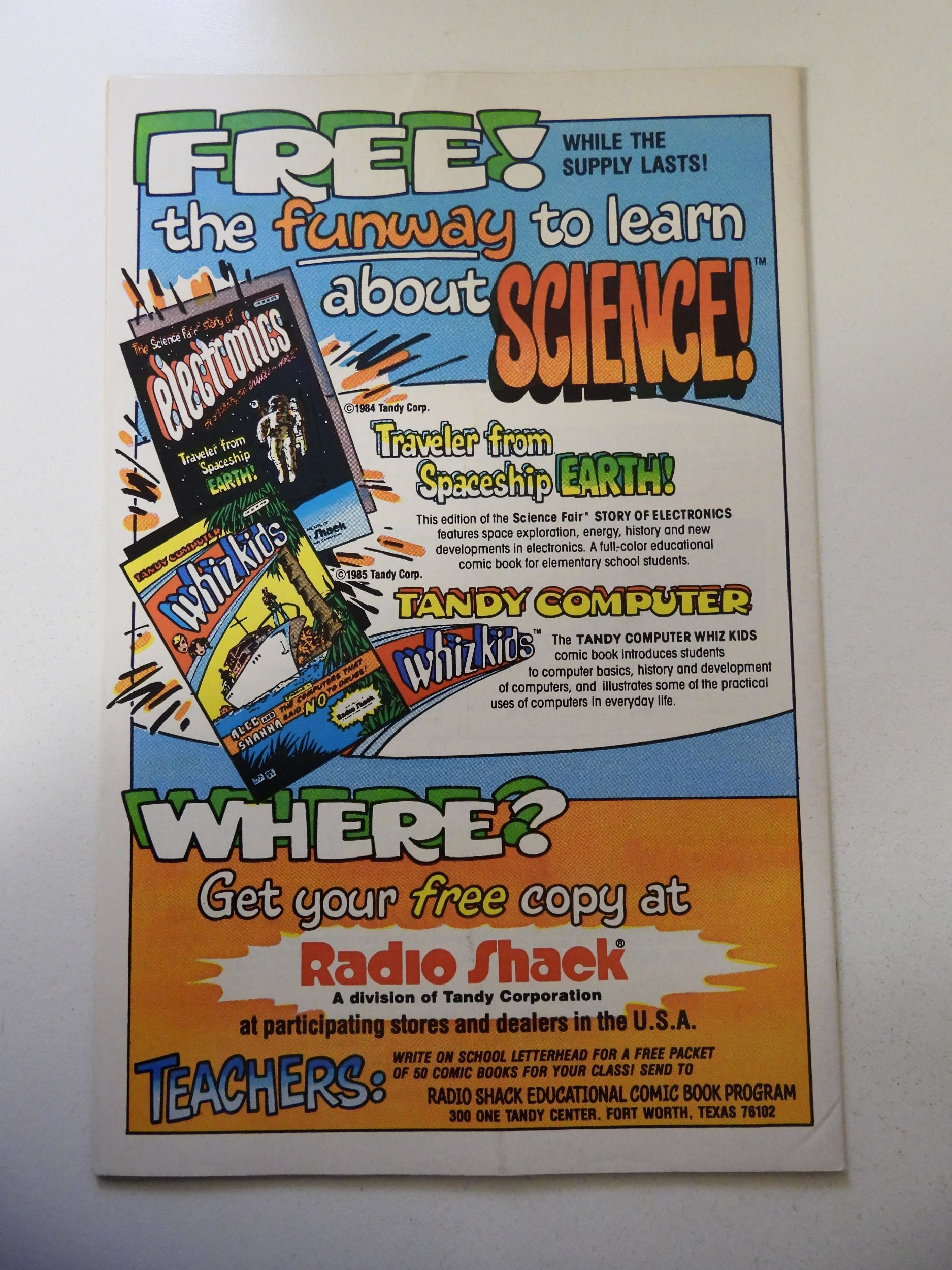 The Tandy Computer Whiz Kids (The Computers that Said No to Drugs) VG ...