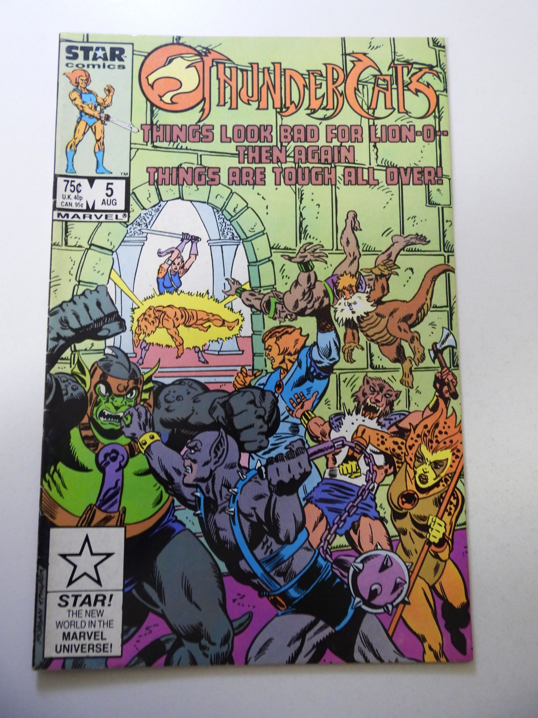 Thundercats #5 (1986) FN+ Condition | Comic Books - Copper Age, Marvel ...