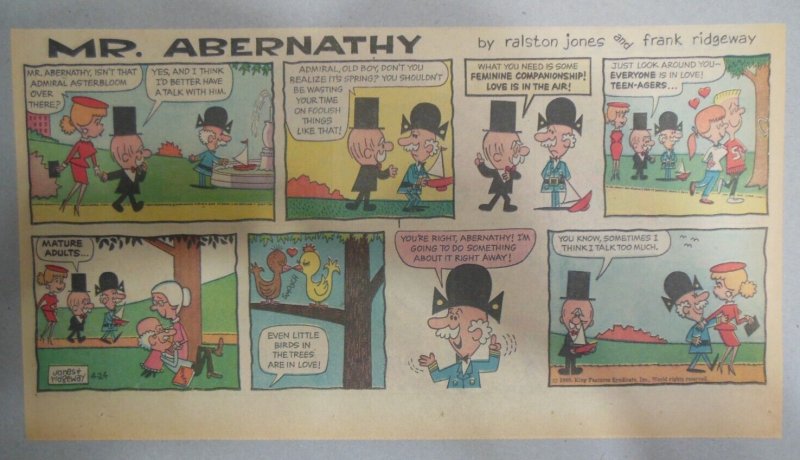 (13) Mr. Abernathy Sundays by Frank Ridgeway from 1960 Size: 7.5 x 15 ...