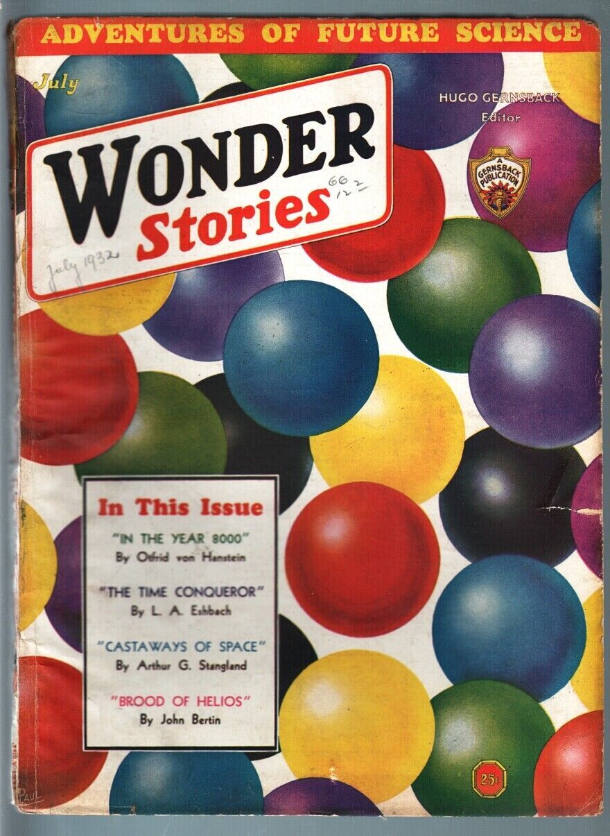Pulp: Wonder Stories 1932 Jul-Sci FI Pulp-Futuristic VG | Comic Books ...