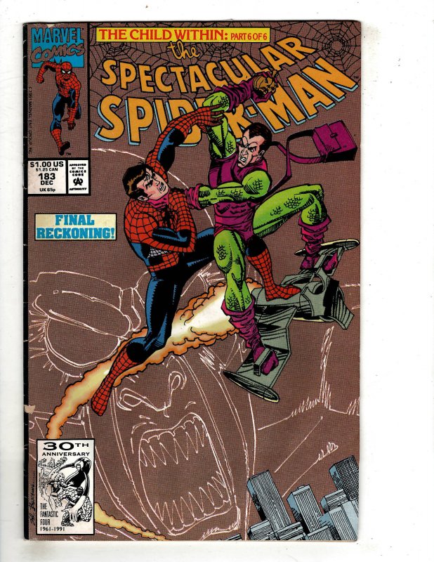 The Spectacular Spider-Man #183 (1991) YY9 | Comic Books - Copper Age ...