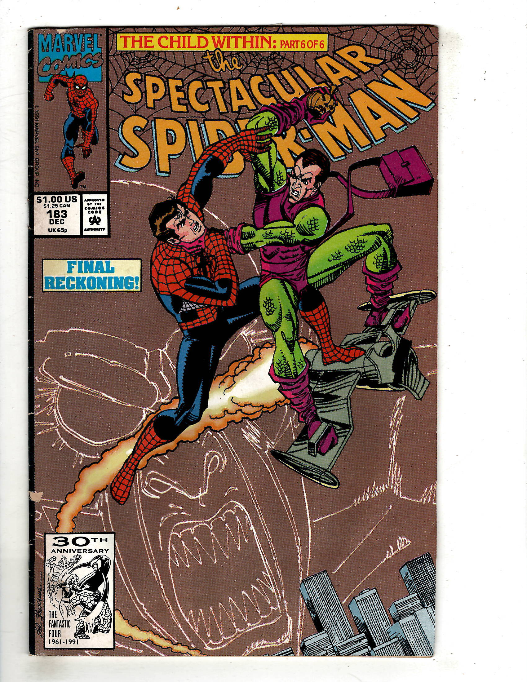 The Spectacular Spider-Man #183 (1991) YY9 | Comic Books - Copper Age ...