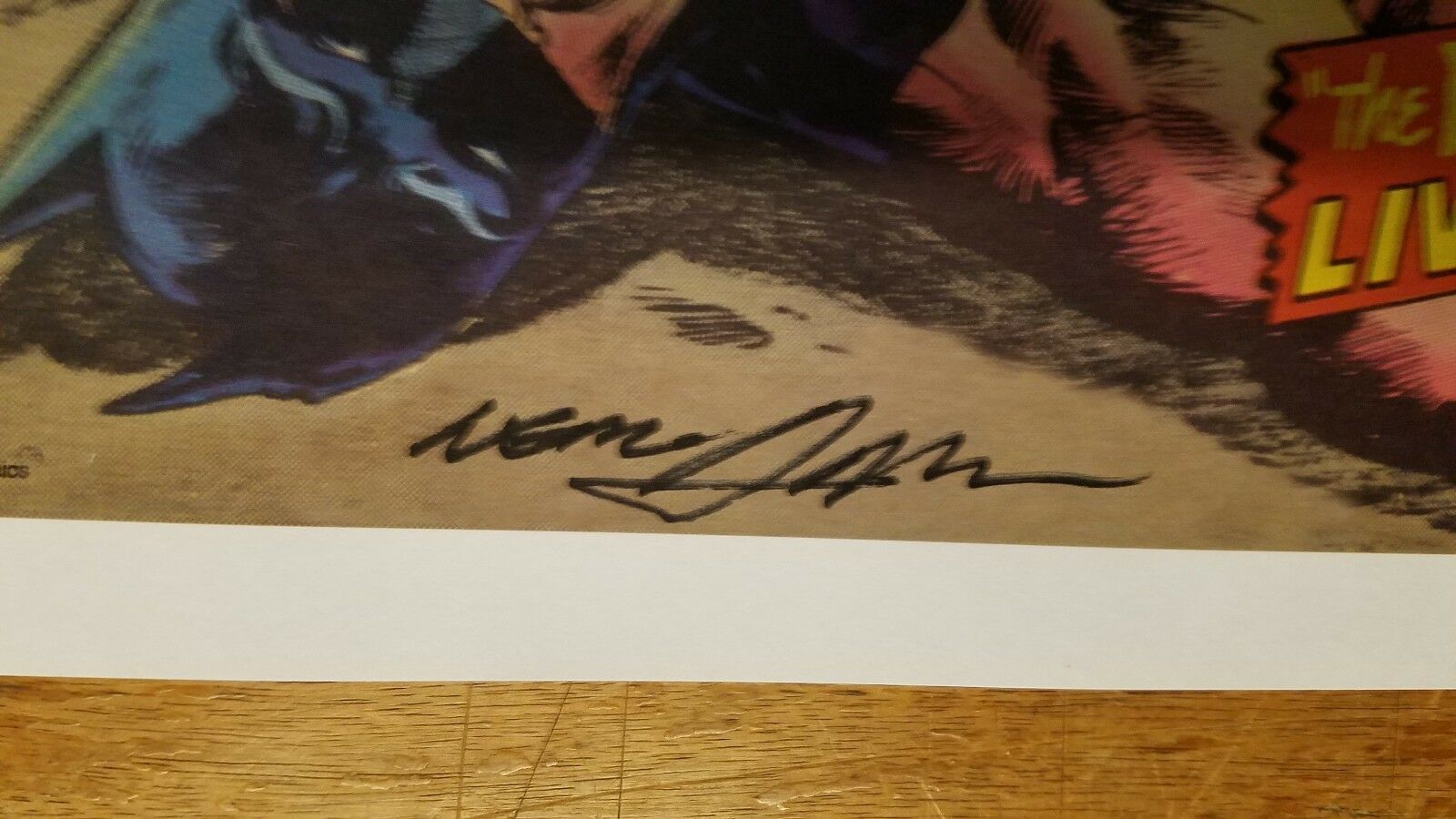 Batman # 244 Cover ( w/ Border ) Neal Adams 11" x 17" Signed Print DC ...