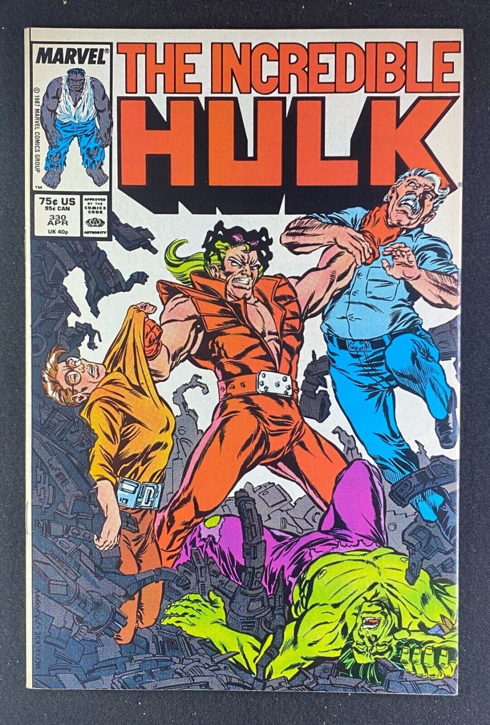 Incredible Hulk (1968) #330 VF+ (8.5) 1st Todd McFarlane Hulk Art ...