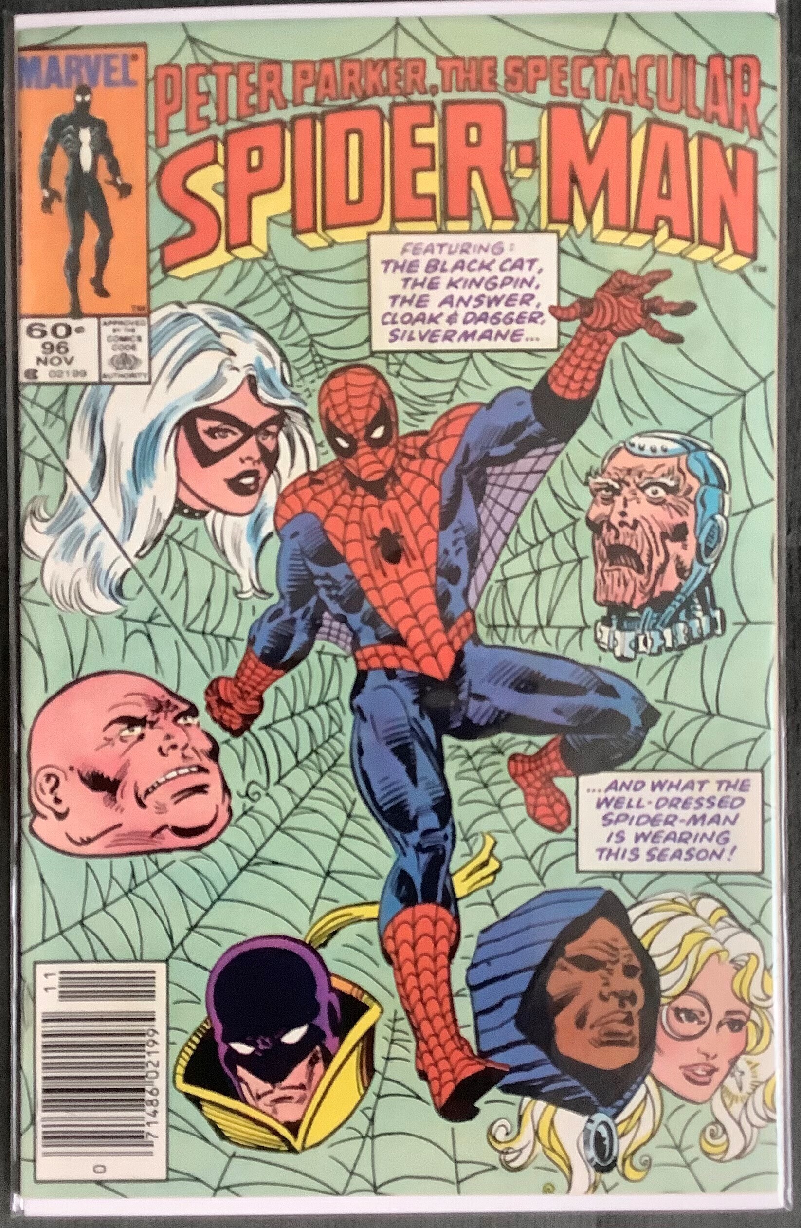 The Spectacular Spider-Man #96 Newsstand Edition (1984, Marvel) NM ...