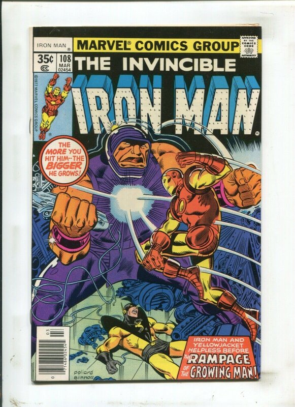 Iron Man #108 - Newsstand (8.0) 1978 | Comic Books - Bronze Age, Marvel ...