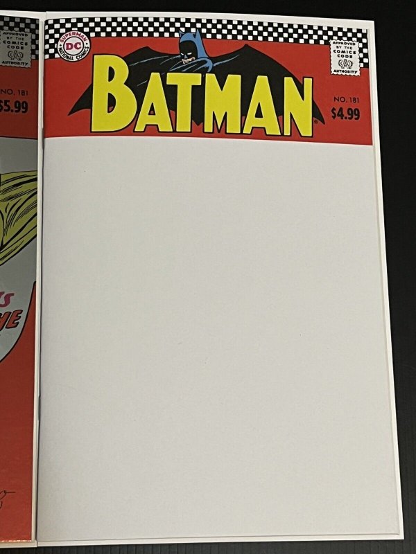 Batman #181 Facsimile CVR a + Foil + Blank SET 2023 1st Poison IVY ...