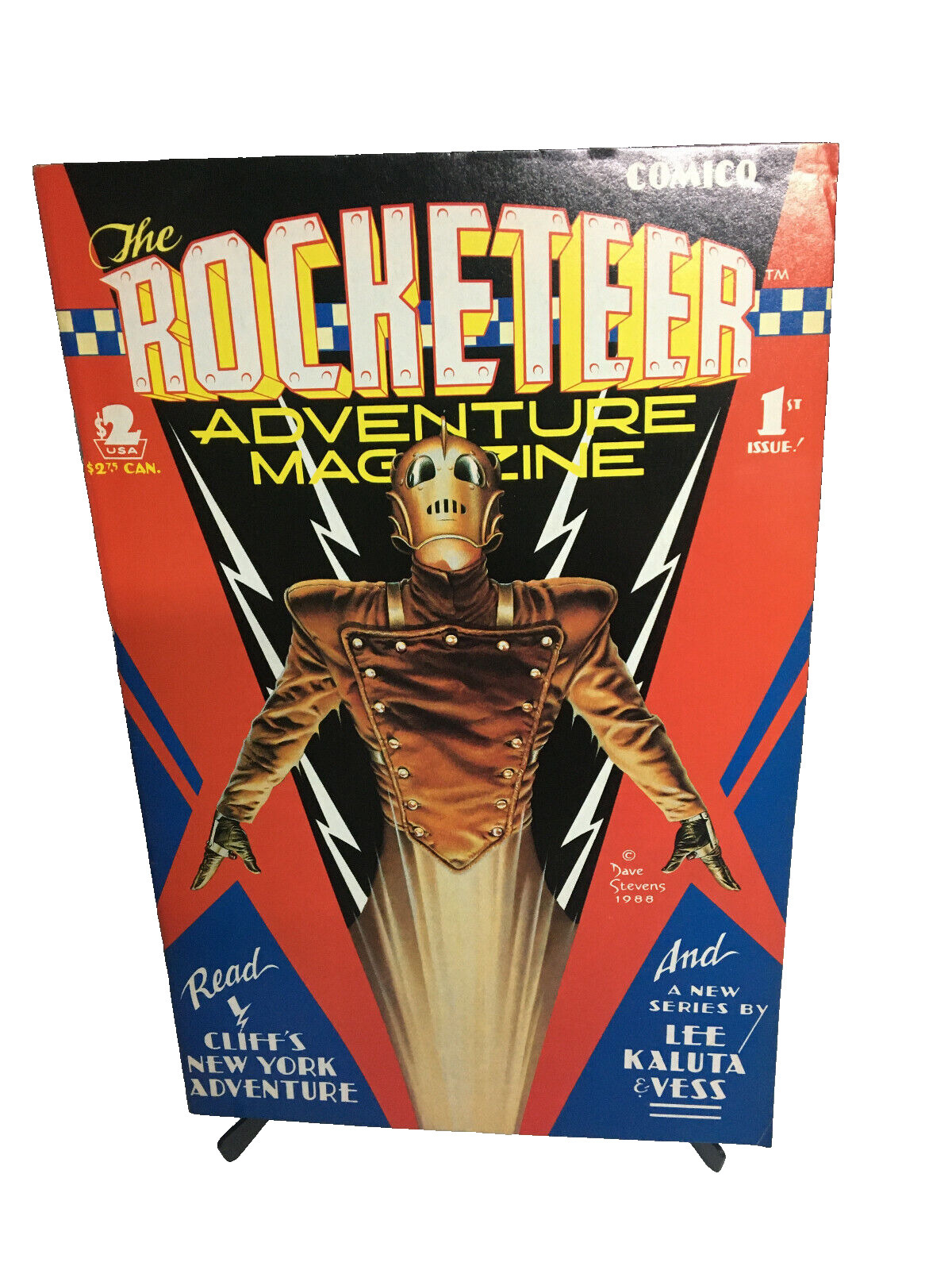 The Rocketeer Adventure Magazine #1 Dave Stevens Betty Page 1st Series ...