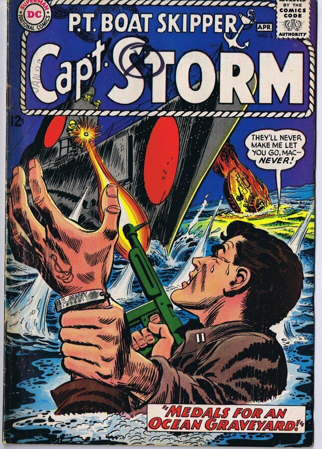 Captain Storm #6 ORIGINAL Vintage 1965 DC Comics | Comic Books - Silver Age, DC Comics, Storm ...