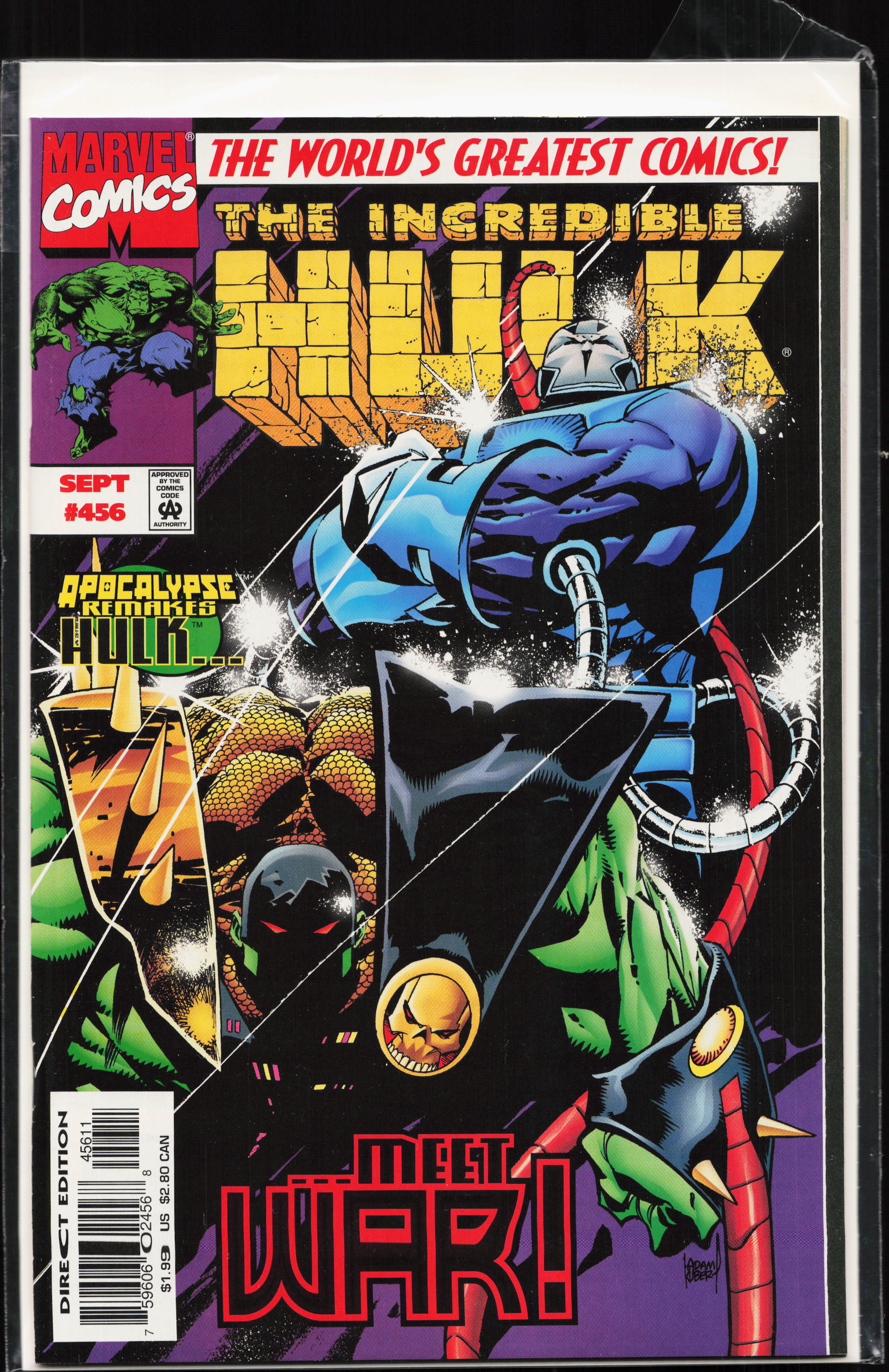 The Incredible Hulk #456 (1997) Hulk | Comic Books - Modern Age, Marvel ...