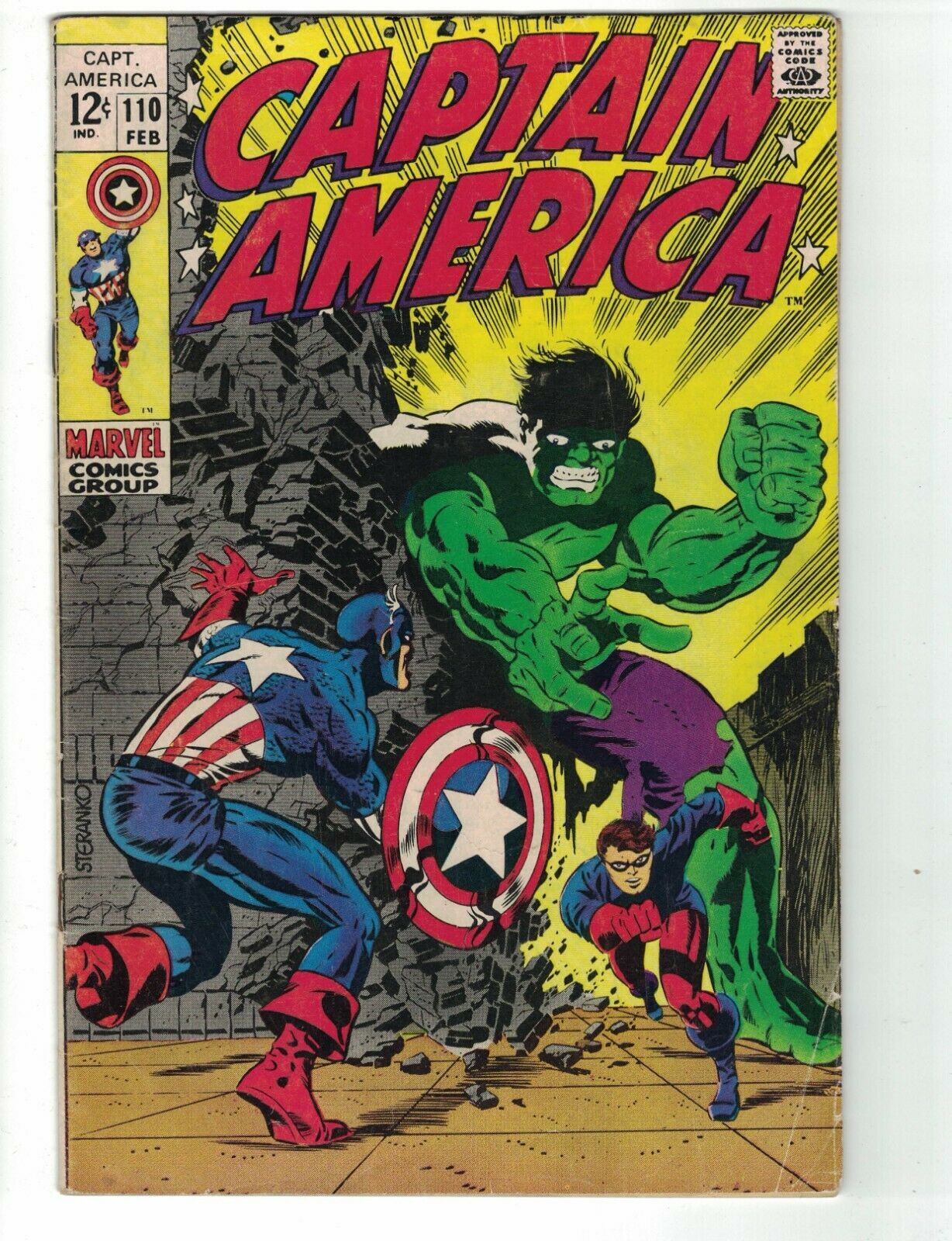 Captain America (1st Series) #110 VG; Marvel | Viper (Madame Hydra ...