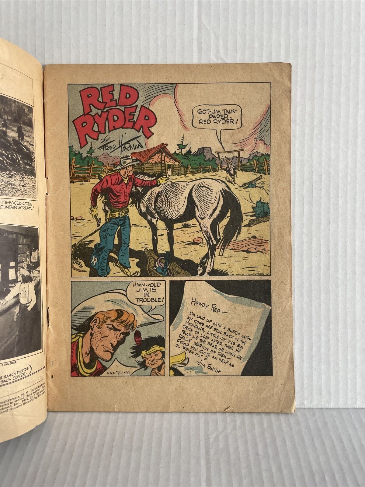 Red Ryder Comics #73 1949 Dell Comics | Comic Books - Golden Age, Dell ...