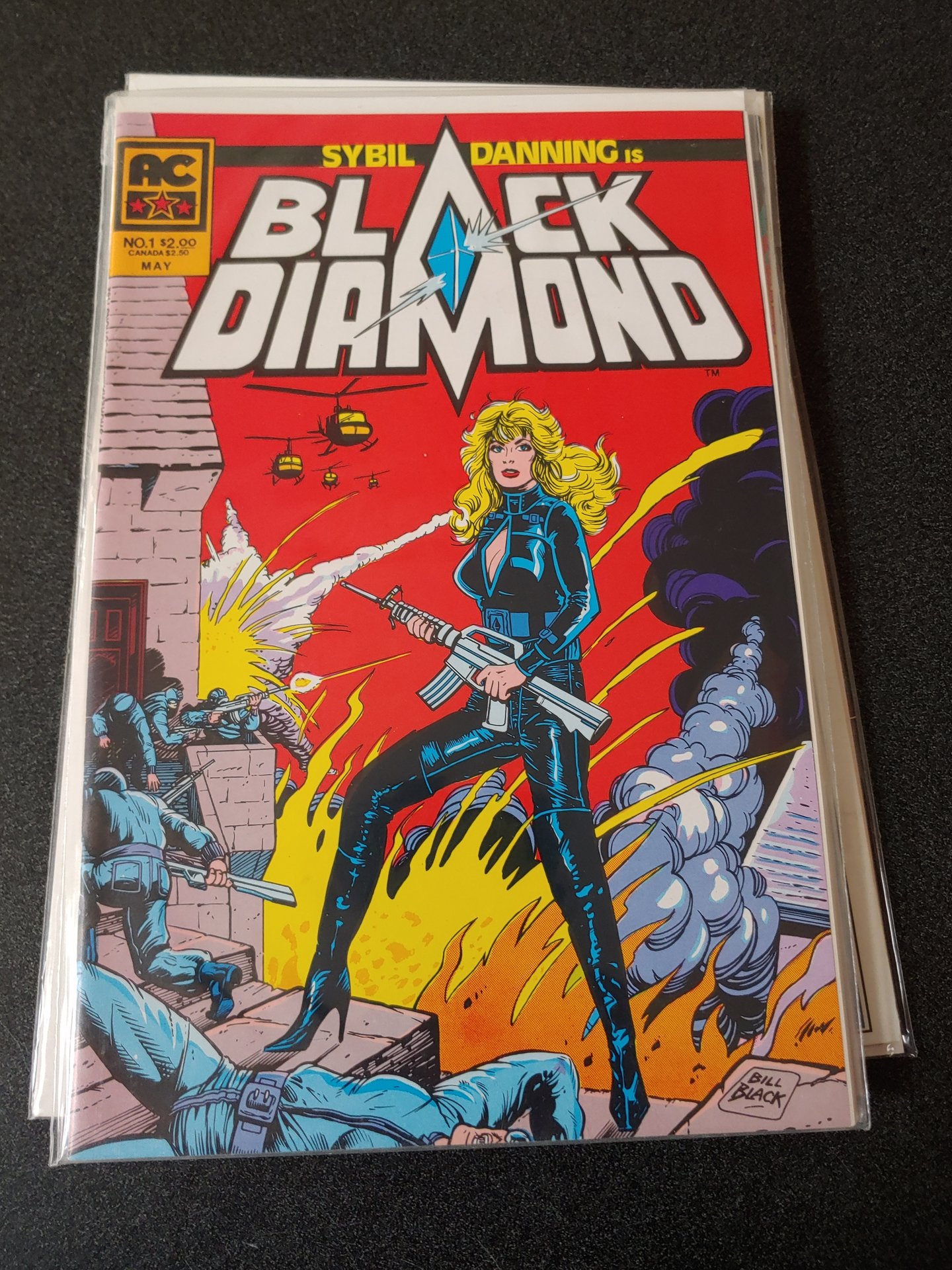 Americomics AC Sybil Danning is Black Diamond #1 1983 | Comic Books ...