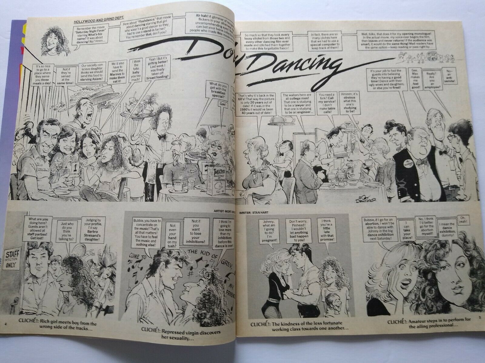 MAD Magazine April 1988 No 278 Dirty Dancing Stakeout Movie Sports ...