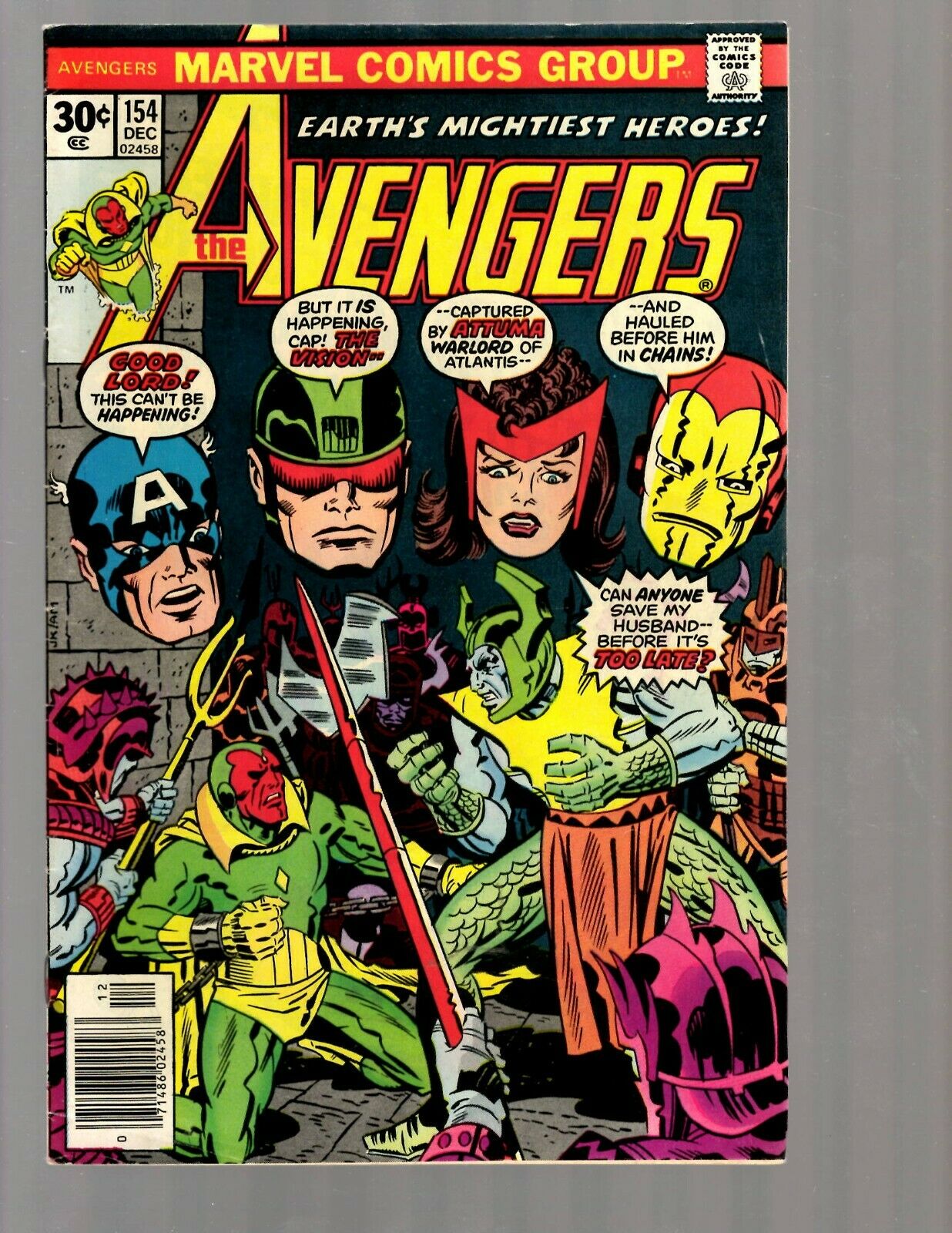 10 Avengers Marvel Comic Books # 143 149 151 152 153 154 155 156 157 ...