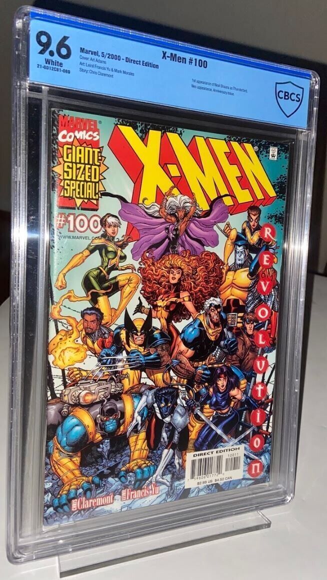 X-Men #100 - Key & 1st appearance of Neal Shaara! CBCS 9.6 - Brand New ...