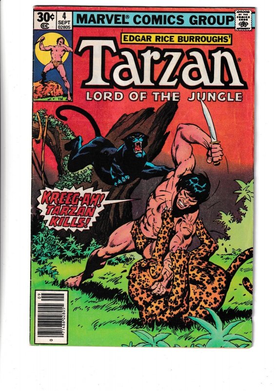 Tarzan #4 (1977) Marvel Comics | Comic Books - Bronze Age, Marvel ...