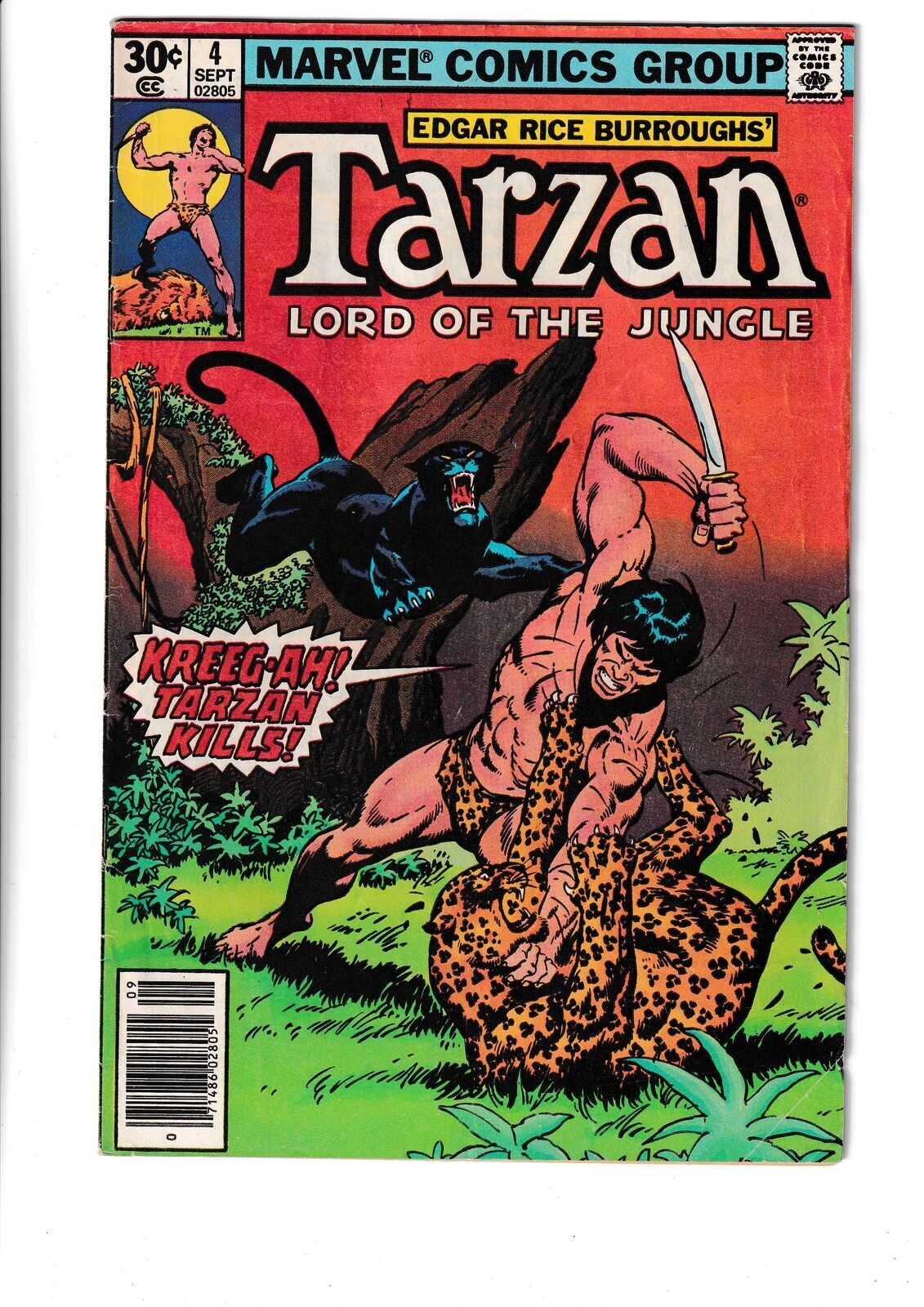 Tarzan #4 (1977) Marvel Comics | Comic Books - Bronze Age, Marvel ...