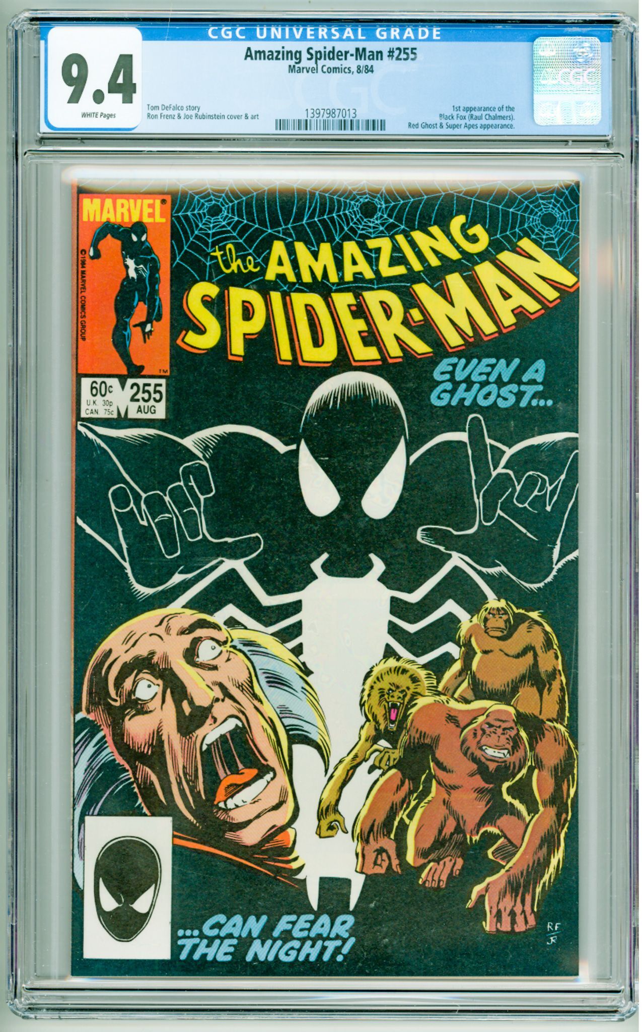 The Amazing Spider-Man #255 (1984) CGC 9.4! | Comic Books - Copper Age ...