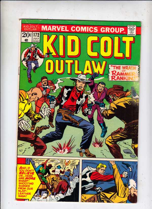 Kid Colt Outlaw #172 (Jul-73) FN/VF Mid-High-Grade Kid Colt | Comic ...