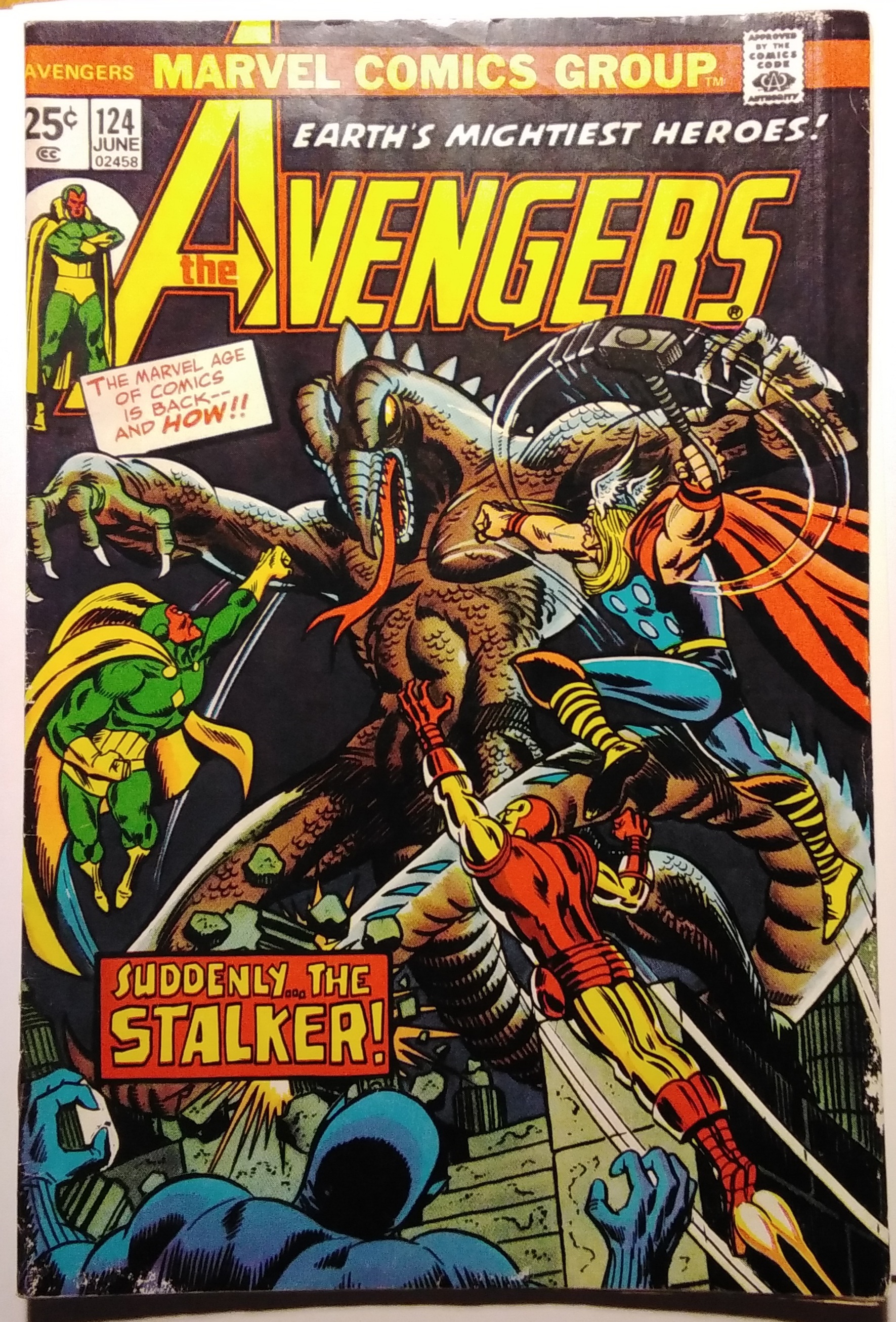 The Avengers #124 (1974) | Comic Books - Bronze Age, Marvel / HipComic
