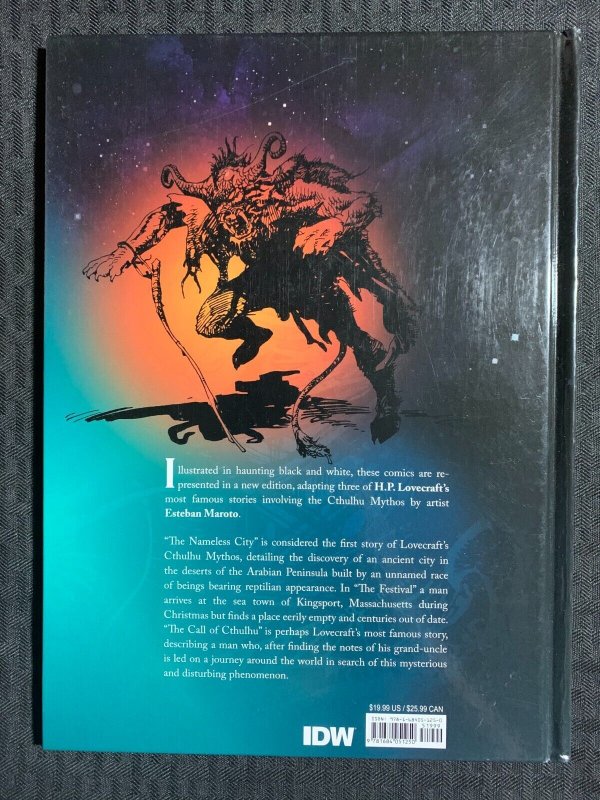 2018 LOVECRAFT The Myth of Cthuhu by Esteban Maroto HC FVF 7.0 IDW ...