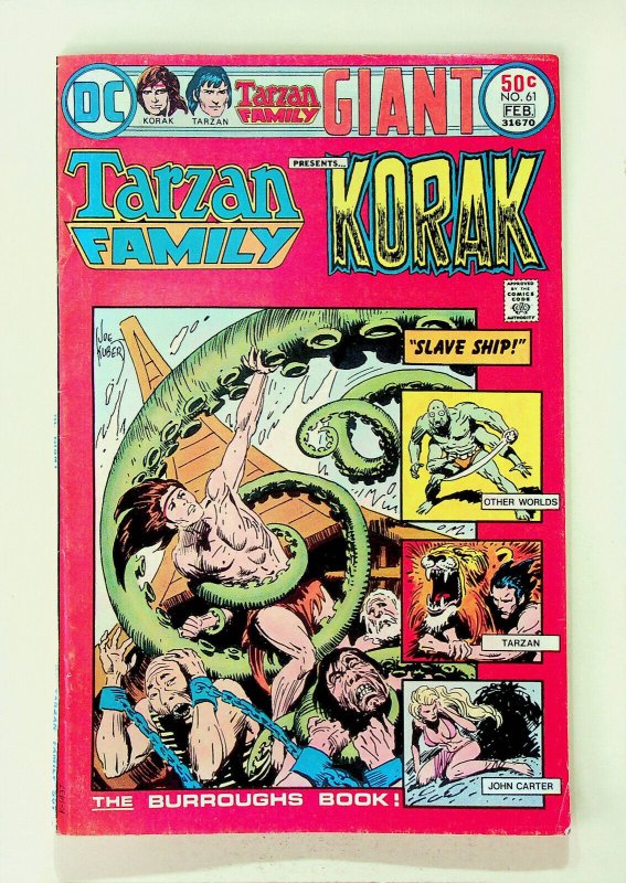Tarzan Family Giant #61 (Jan-Feb 1976, DC) - Very Good | Comic Books ...
