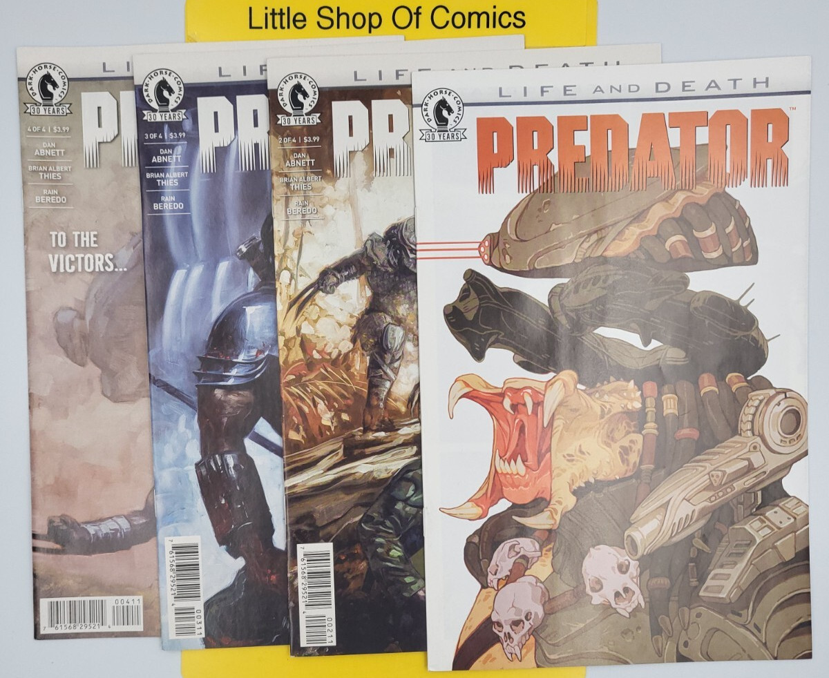 Predator Life and Death #1 (Cvr B), #2 #3 #4 1-4 Complete Set 2016 Dark ...