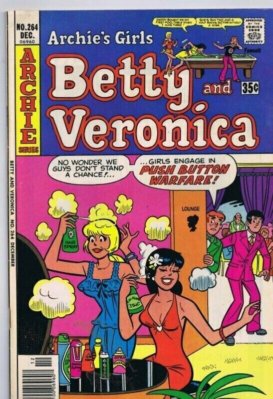 Archie's Girls Betty and Veronica #264 ORIGINAL Vintage 1977 GGA Archie ...