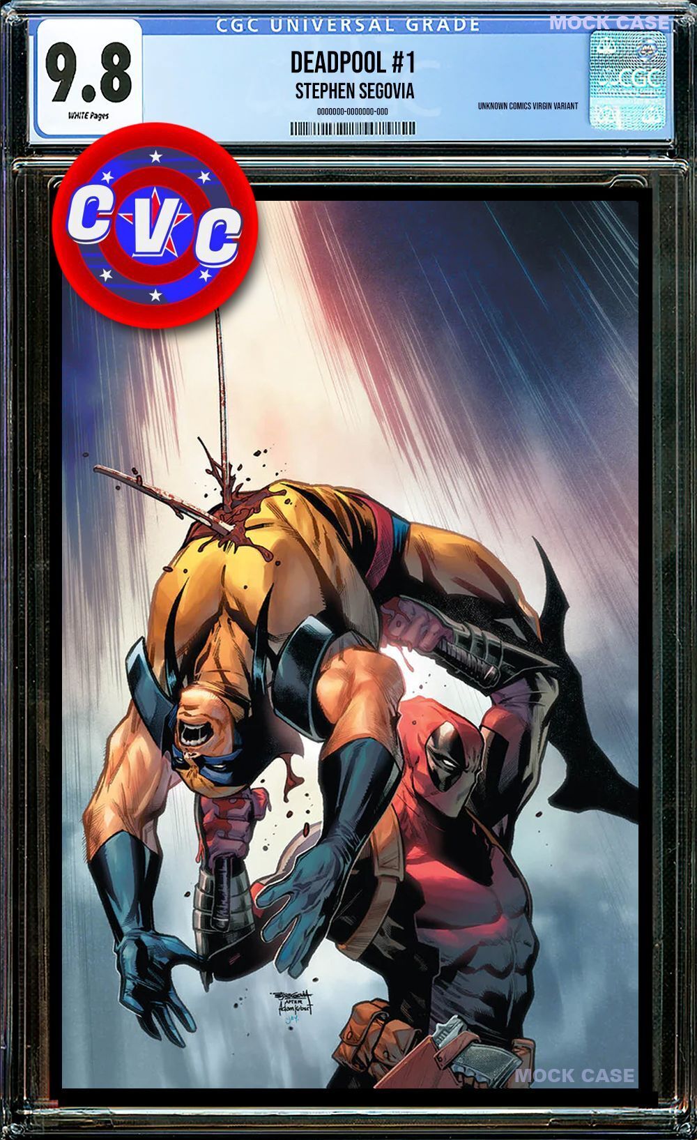 Deadpool #1 KEY/PS* Stephen Segovia Virgin Variant/CGC 9.8/MCU ...
