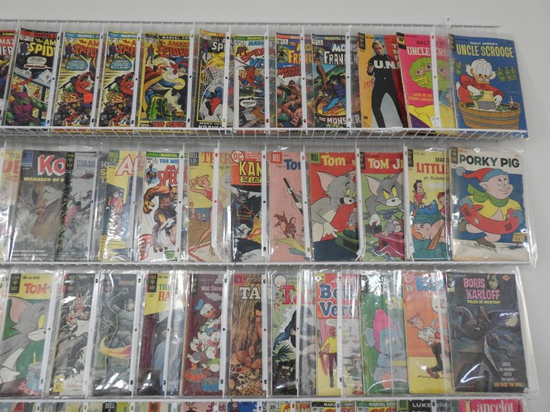 Huge Lot 150 Low Grade Comics W/ Spider-Man, Walt Disney Cartoons +More ...