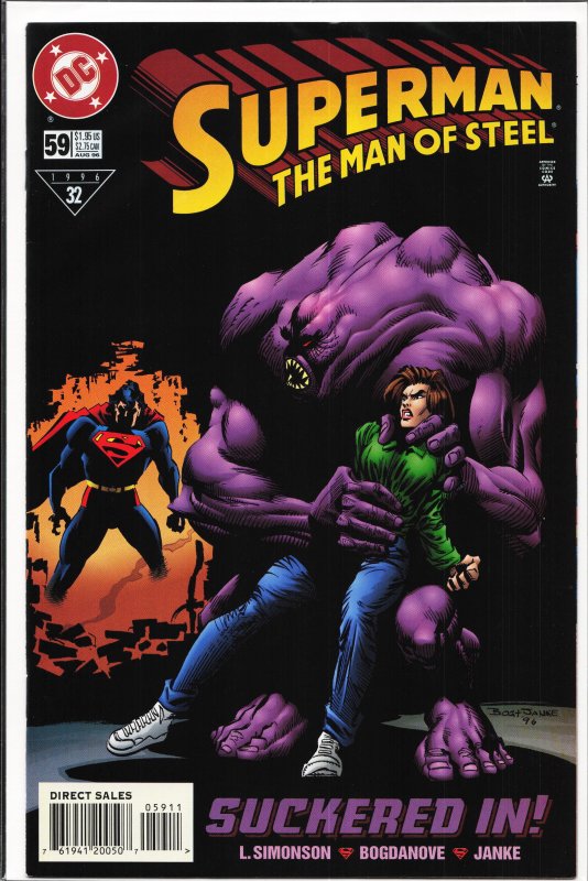 Superman: The Man of Steel #59 (1996) Superman | Comic Books - Modern ...