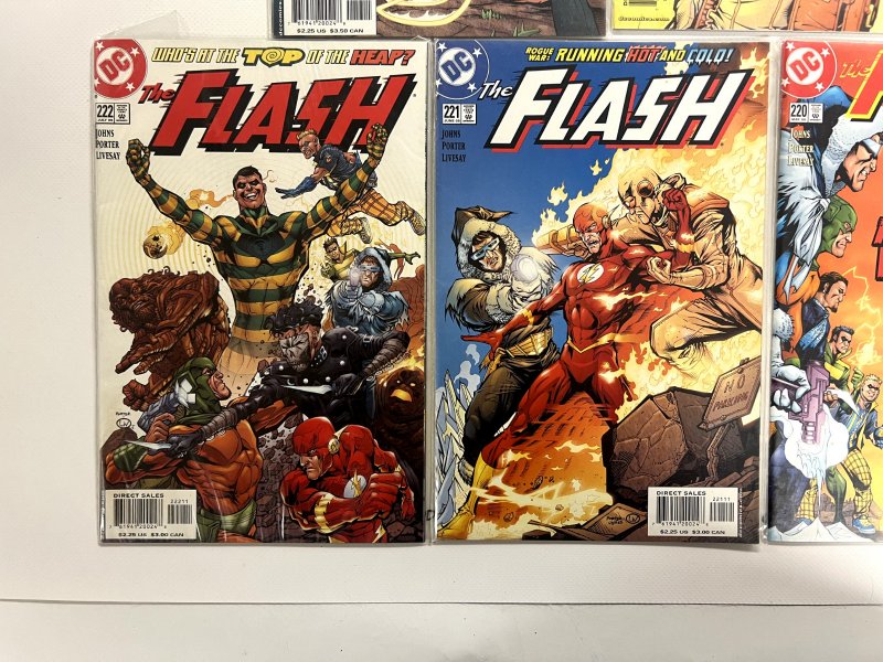 5 The Flash DC Comic Books #218 219 220 221 Avengers Defenders 35 MS10 ...