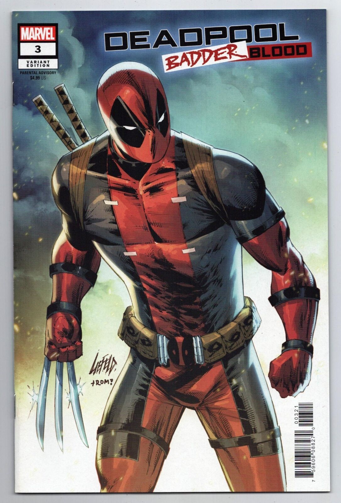 Deadpool Badder Blood #3 Rob Liefeld Variant (Marvel, 2023) NM | Comic ...