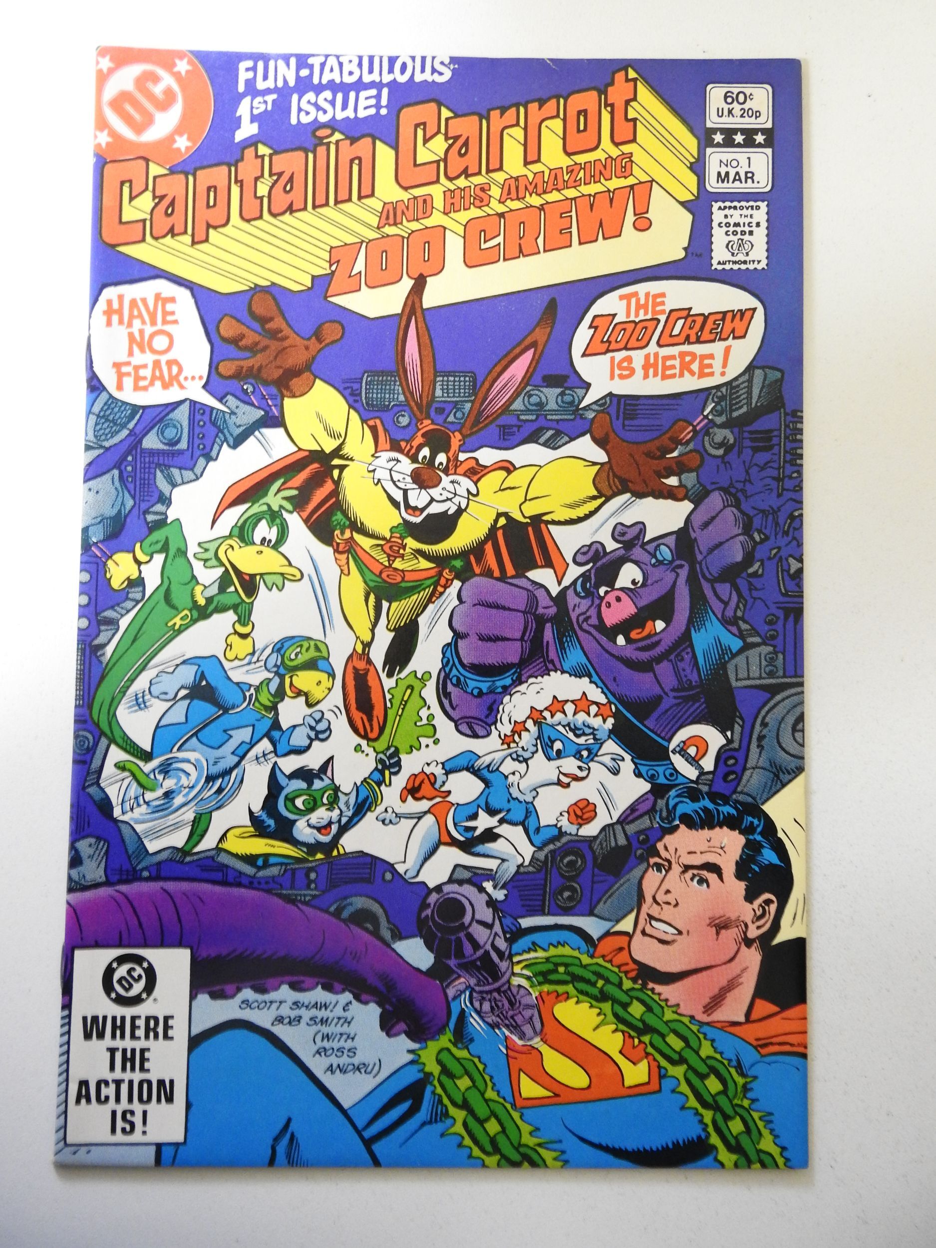 Captain Carrot and His Amazing Zoo Crew #1 (1982) FN+ Condition | Comic ...