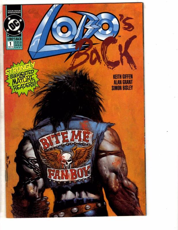 Lot Of 2 Lobo DC Comic Books Infanticide & Back # 1 Issues VF/NM Batman ...